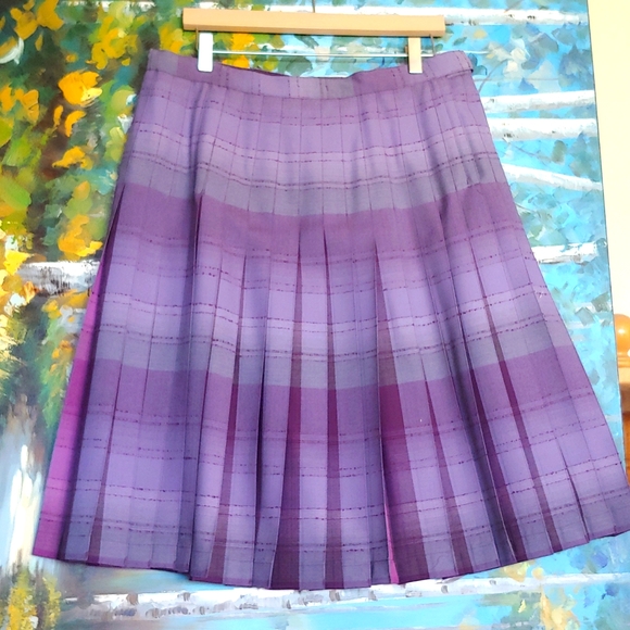 Pendleton | Skirts | Pendleton Y2k Limited Ed Reversible Pleated Wool ...